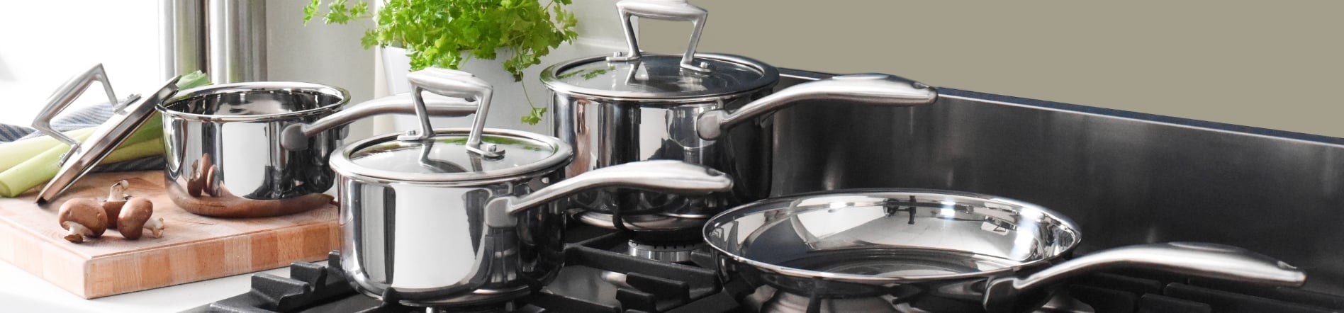 ProCook Elite Tri-Ply Uncoated - Premium Stainless Steel | ProCook