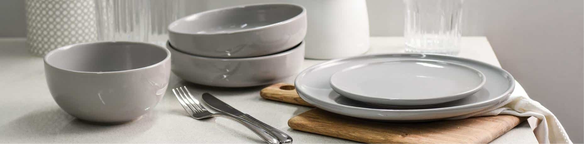 Grey Dinnerware | ProCook